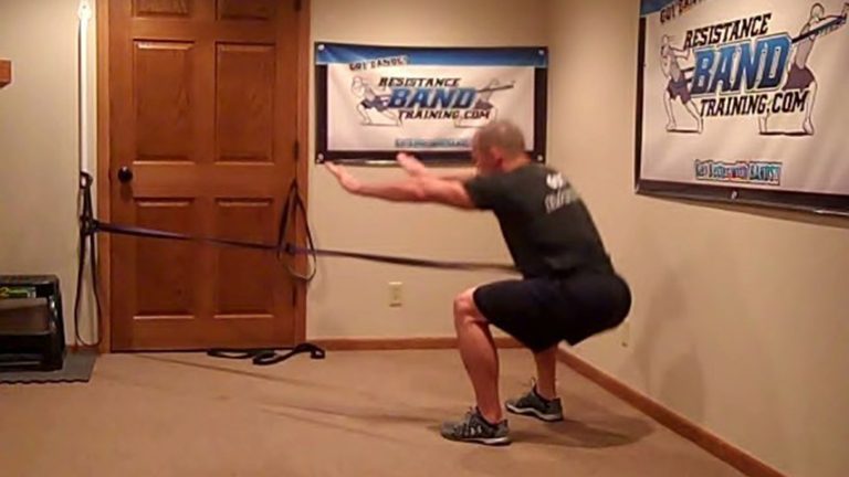Band Assisted Lunge Workout - Resistance Band Training