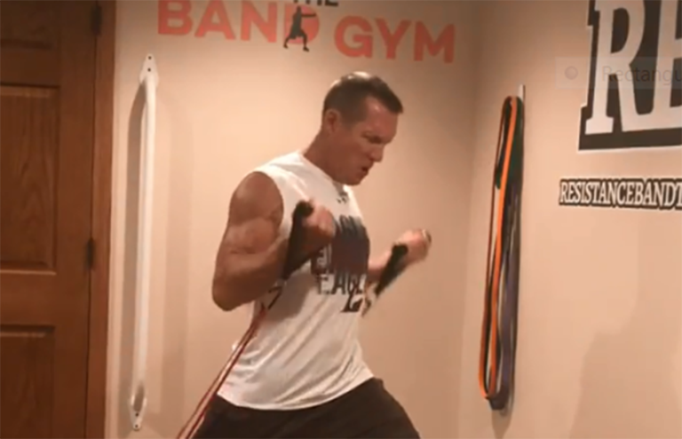 Complete Upper Body Band Gym Workout - Resistance Band Training